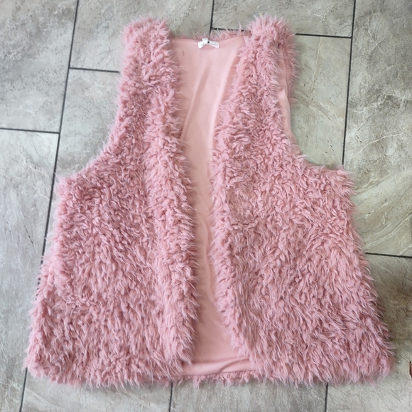 Self Esteem | Jackets & Coats | Shaggy Pink Fur Vest | Poshmark